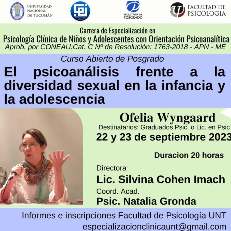 Curso Abierto De Posgrado El PsicoanÁlisis Frente A La Diversidad